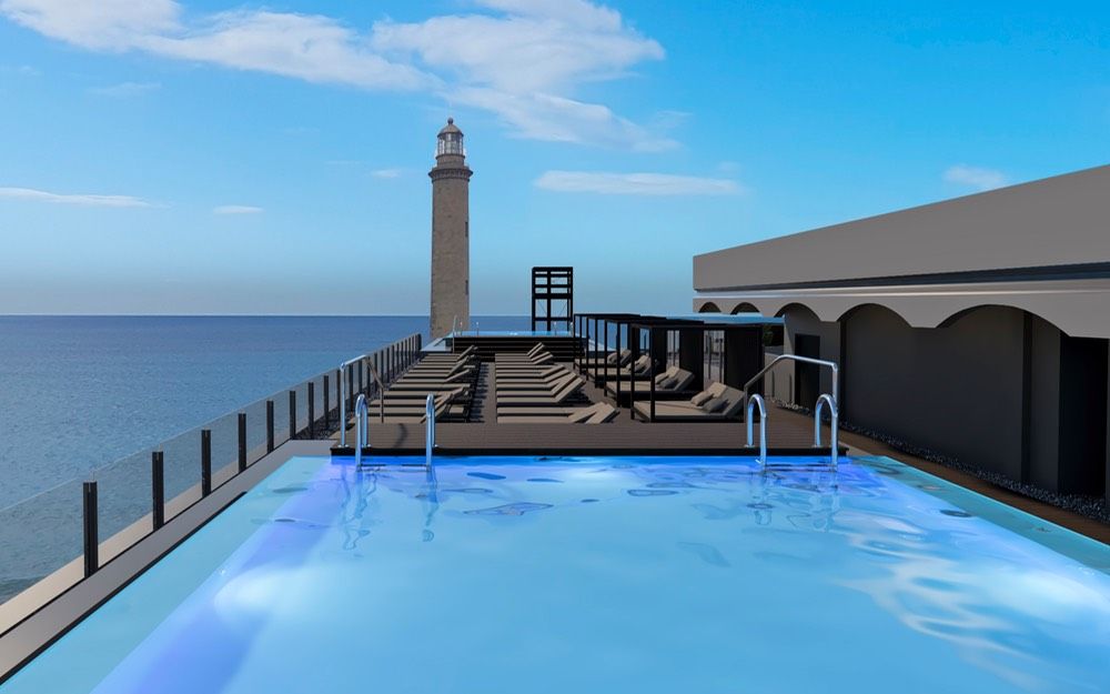 Faro Infinity Rooftop, the best sunset in Maspalomas